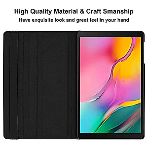 Case for Samsung Galaxy Tab S5e 10.5 inch 2019 (SM-T720 T725 T727) - 360 Degree Rotating Stand Case Full Protective Smart Cover,Bonus Stylus Pen,Screen Film (Black)