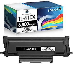 FIVCOR TL-410X Black Compatible Toner Cartridge Replacement for Pantum TL-410H TL-410 TL 410 High Yield for P3012DW P3302DN P3302DW M6802FDW M7202FDW M7102DW P3010DW P3012DW (6800 Page Yield)