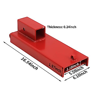 Hodenn 2 inch Forklift Hitch Receiver Pallet Fork Adapter