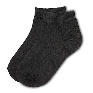 12 Pairs Newborn Infant Toddler Socks For Baby Boy Girl Cotton Stretch Crew 0-24 Months Black