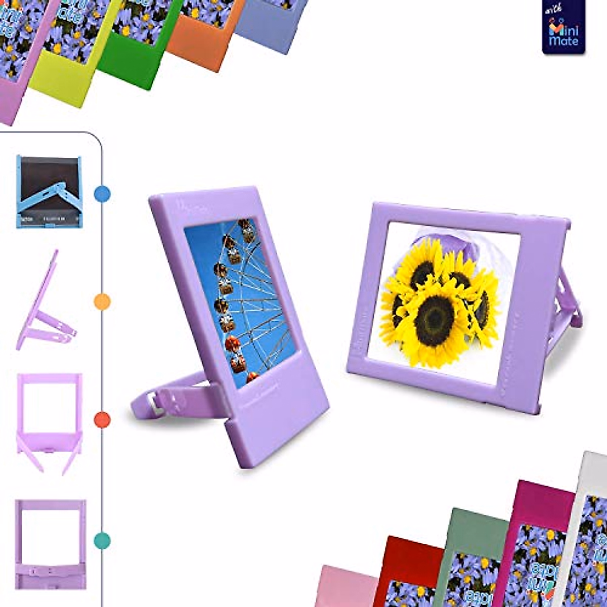 Fujifilm Instax Square SQ1 Instant Camera Glacier Blue with Carrying Case + Fuji Instax Film Value Pack (40 Sheets) Accessories Bundle, Photo Album, Assorted Frames + More