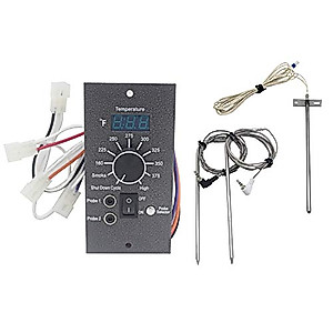 Unifit Universal Digital Temperature Control Panel Kit Replacement Parts for Traeger Pro 20/22/34 Series Wood Pellet Smoker Grills, Including Sensor and Meat Probe