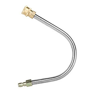 LOVHO Gutter Cleaner Attachment for Pressure Washer, Coupled with 1/4" Brass Quick Coupler x 1/4" Plug, 4000 PSI