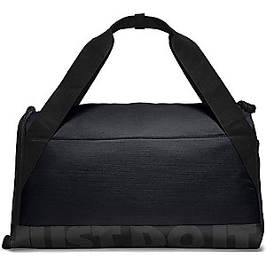 NIKE Brasilia Training Duffel Bag, Black/Black/White, One Size