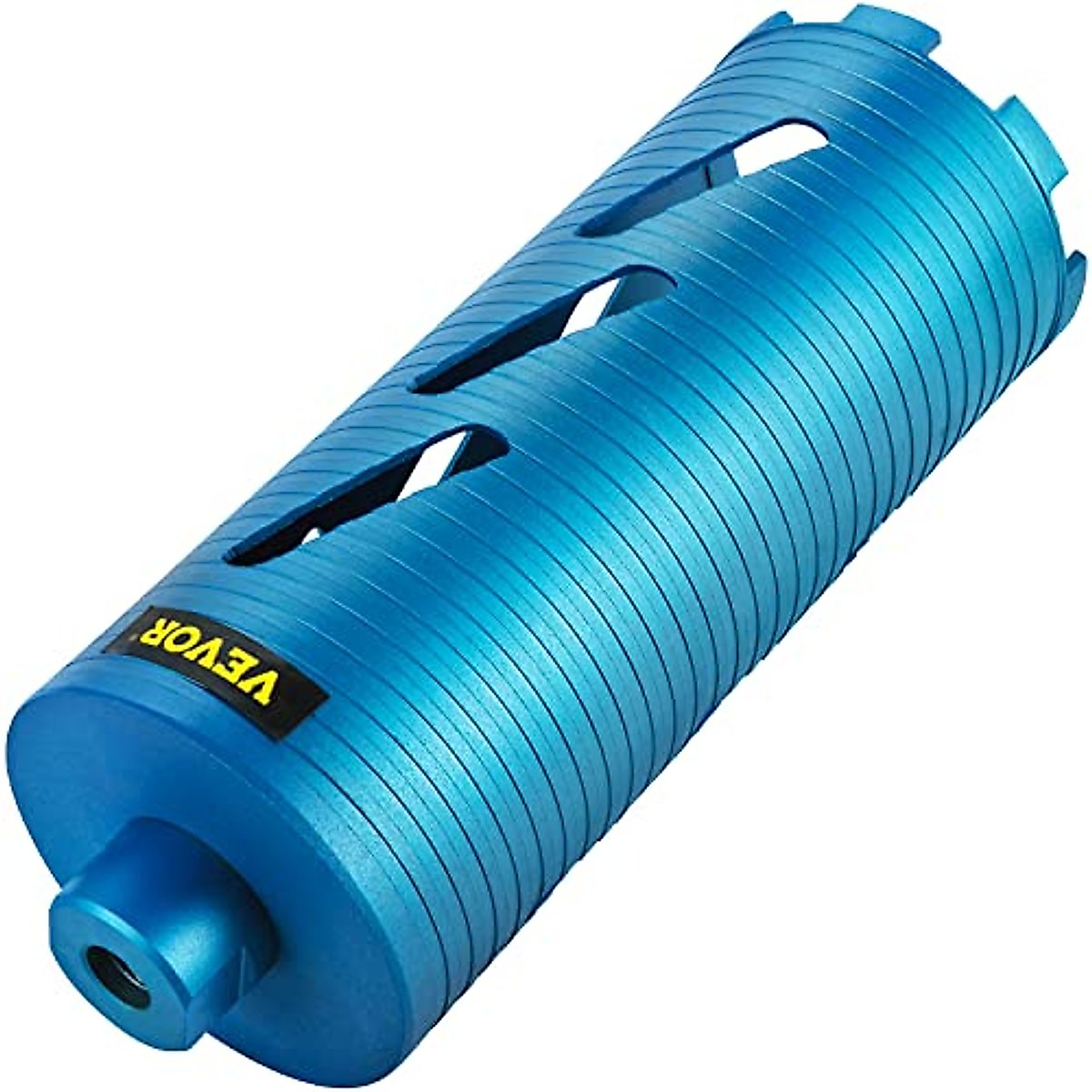 VEVOR Core Drill Bit, 4" /101.6 mm Diameter 5/8"-11 Shank Arbor with a Pilot Bit & 4.5" Blade, 9.5" /241.3mm Depth Diamond Dry Coring Bore Tool, Masonry Hole Saw Bits for Hard Concrete Brick and Block