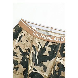 Lichenland Men's Merino Wool Hunting Base Layer Bottom Thermal Underwear Pants