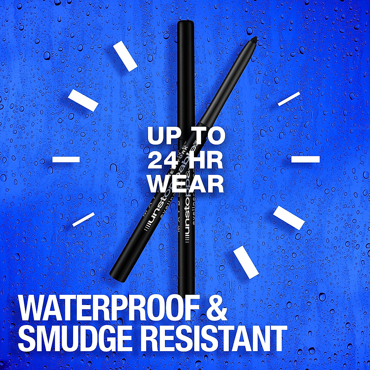 MAYBELLINE Unstoppable® Mechanical Eyeliner Pencil, Easy to Apply, Smooth Glide, Up to 24 Hour Wear Sapphire 0.02 oz