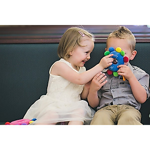 Sacred Heart Toys Baby Rosary My First Rosary™, Plush Marian Blue Rattle