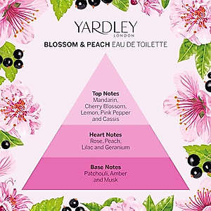 Yardley London Cherry Blossom and Peach Eau de Toilette 125ml