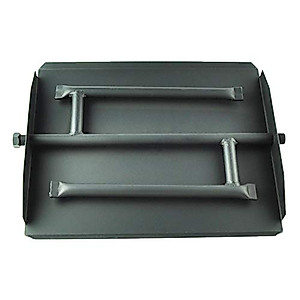 Dreffco 23" Triple Gas Burner for Indoor Vented Gas Fireplace Complete with Connection Kit for Either NG or LP. Now Includes a Bonus Bag of Glowing Embers!