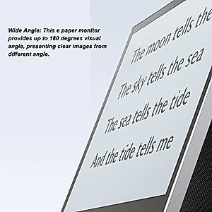 Qinlorgo E Paper Screen, 10.3 Inch Ink Display Wide Angle for PC (US Plug)