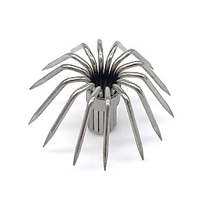 LoveinDIY 100x Shrimp Nickel Squid Hooks Umbrella Hooks Fishing Jig Tackle Equipment