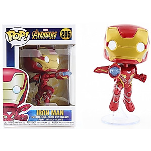 POP Marvel: Avengers Infinity War - Iron Man Funko Vinyl Figure (Bundled with Compatible Box Protector Case)