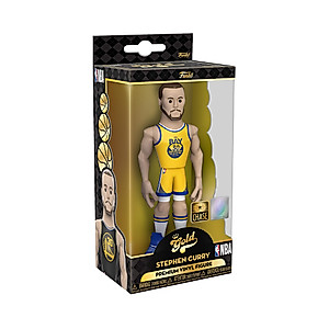 Funko Pop! Gold NBA: Warriors - Steph Curry (City) 5" with Chase (Styles May Vary)