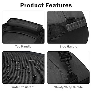 BuyAgain Duffle Bag, 18" Travel Carry On Sport Duffel Gym Bag with Top Handle For men Or Women