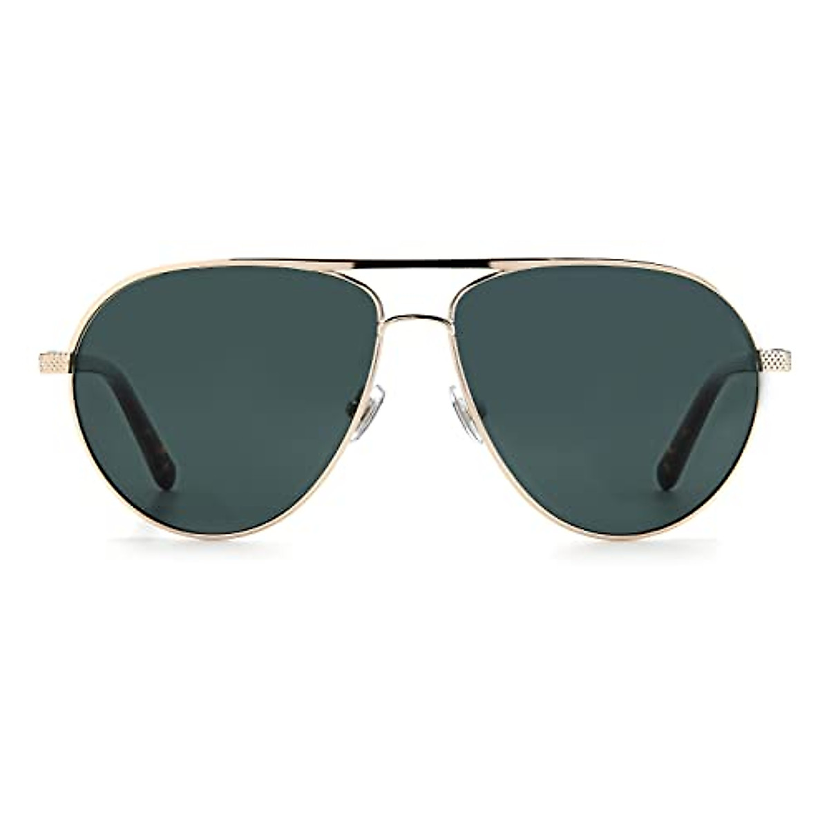 Fossil Men's Male Sunglass Style FOS 3125/G/S Aviator, Light Gold/Green, 59mm, 13mm