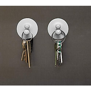 Dreamfarm Jot | Just Hold it There PVC Suction Hook | Clear | 4 Pack