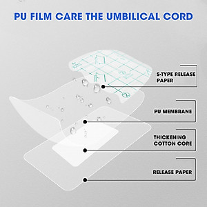 Baby Navel Stickers, 10pcs Waterproof Navel Sticker for Baby's Bath and Swimming, Belly Button Protectors for Infant Newborn Baby(10pcs)