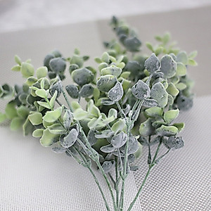 Bluelans® Artificial Fake Plastic Artificial Plastic Plant Eucalyptus Grass for Home Garden Wedding Party Decoration