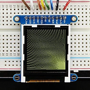 Adafruit 1.44" Color TFT LCD Display with MicroSD Card breakout [ADA2088]
