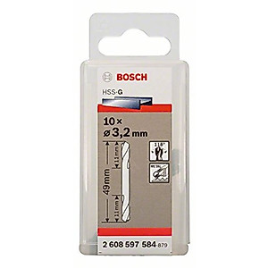 Bosch 2608597584 Double-End Drill Bit 3, 2mmx49mm 10 Pcs