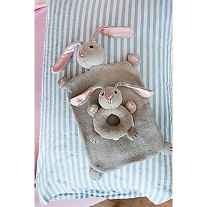 Apple Park Picnic Pals - Bunny Blankie, Blanket Baby Toy for Newborns, Infants, Toddlers - Hypoallergenic, 100% Organic Cotton