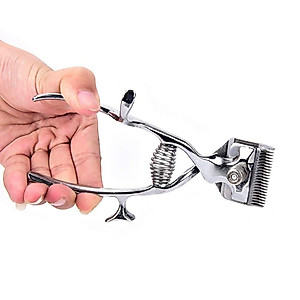 Hand Clipper - Old Fashion Manual Clipper Haircut Hand Push Low Noise Non-Electric Hair Cutter