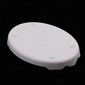 SGerste Shallow Reptile Amphibians Food and Water Dish Small Pets Corner Feeding Bowl for Mini Pets Reptile Turtle Tortoise Lizard Spider Scorpion - Small Eggshell