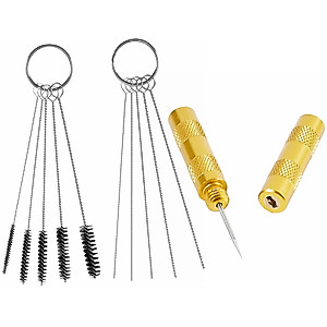 ABEST 3 Set Airbrush Spray Cleaning Repair Tool Kit Stainless steel Needle Brush Set
