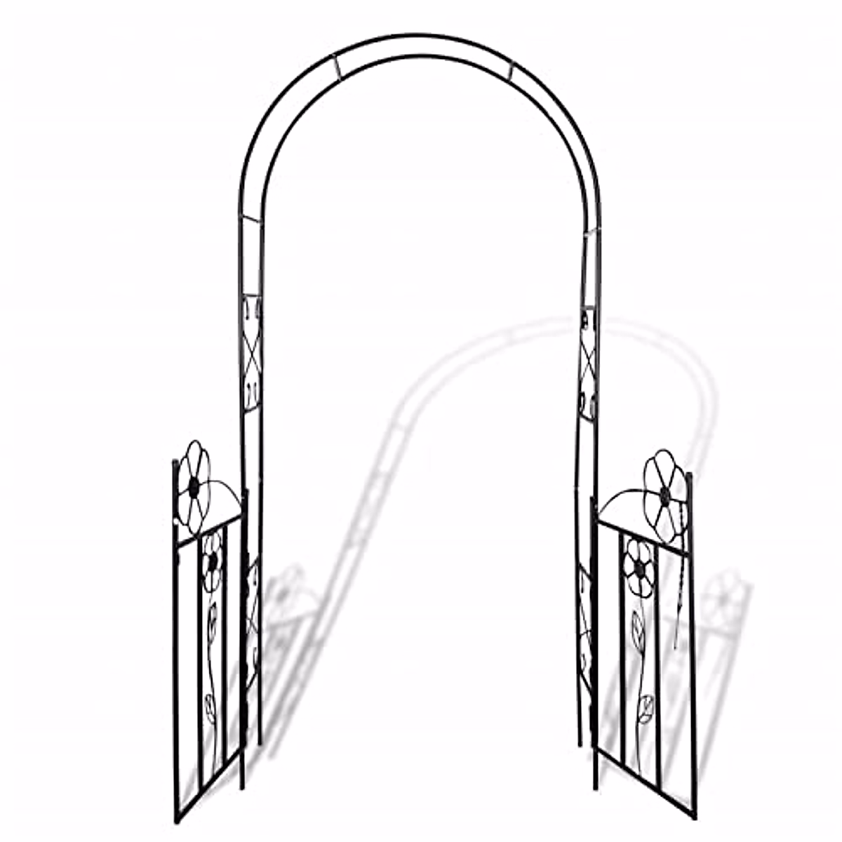 CIADAZ Garden Wedding Arch Garden Arch Trellis Garden Trellis Arch Garden Gate Rose Trellis Decorative Garden Fence Garden Fence with Gate Arbor with Gate Garden Arch Door