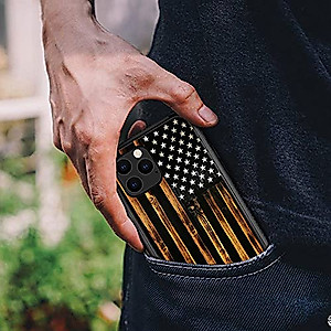 iPhone 11 Case, Classic Wood Grain Old Flag iPhone 11 Cases for Man Boys Girls Dual Layer Shockproof Rugged Cover Soft TPU + Hard PC Bumper Cool Cover Case for iPhone 11