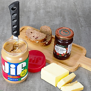 Rfstekhnikos 4 In 1 Multi-Function Knife for Spreading Peanut Butter, Butter, and Jam with Ease | Stir, Scrape, and Clean The Jars Simply | Open Bottles, and Cans Effortlessly! 1X1