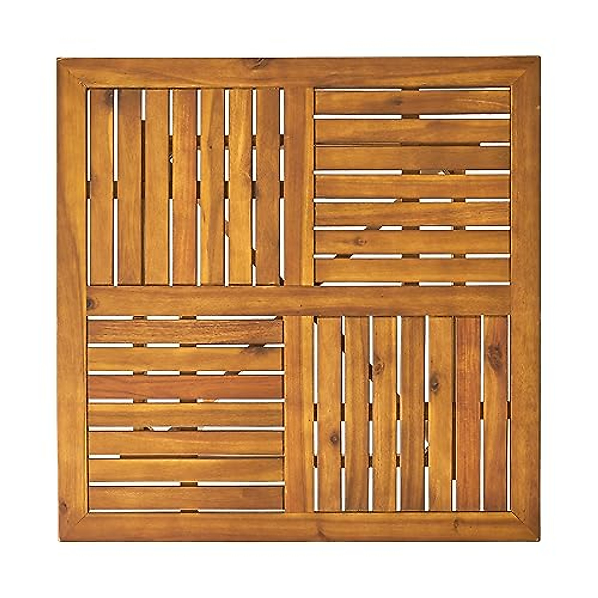 Christopher Knight Home Hermosa Acacia Wood Dining Set, 5-Pcs Set, Teak Finish