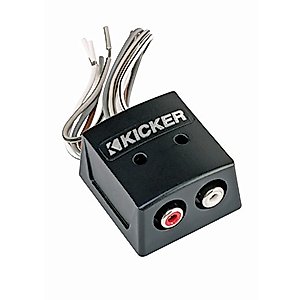 Kicker 46KISLOC K-Series Interconnect, Speaker to RCA W/Line-Out Converter