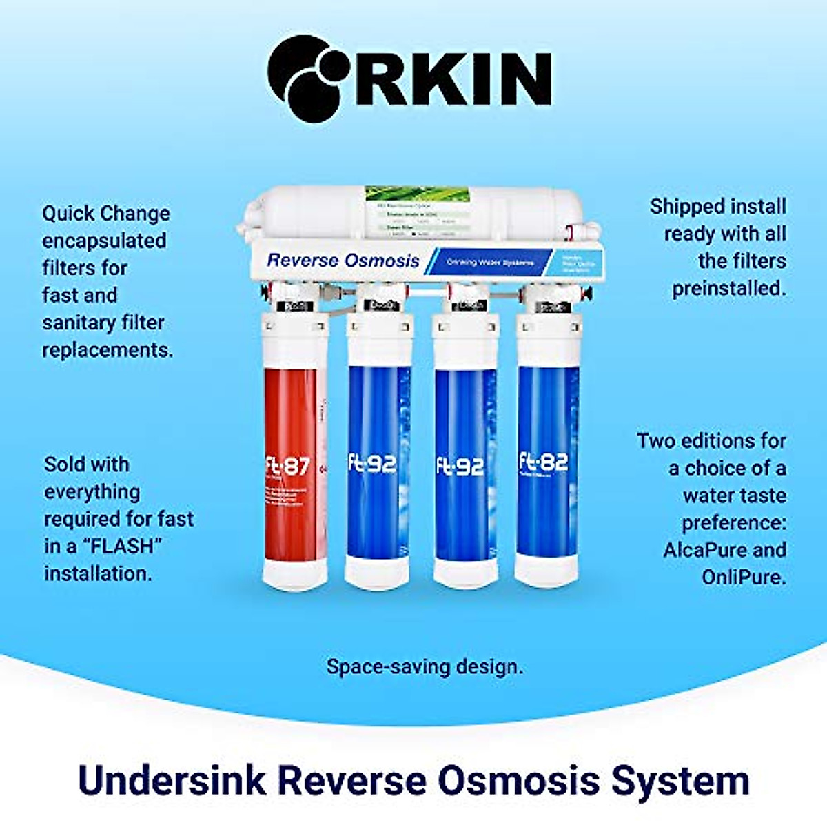 AlcaPure RO Under Sink Filter | Alkaline Pure Water for Home