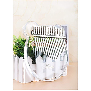 Kimi Crystal Thumb Piano Kalimba Transparent Crystal Bear Model 17 key Beginner Finger Piano