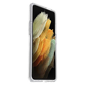 OtterBox for Samsung Galaxy S21 Ultra 5G, Sleek Drop Proof Protective Clear Case, Symmetry Clear Series, Clear - Non-Retail Packaging
