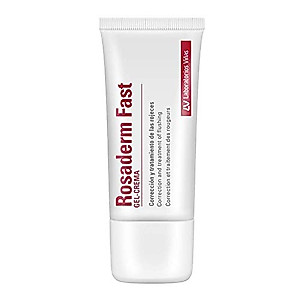 Rosaderm Fast Gel Cream, Corrective And Treatment Of Flushing, Skin Tint Corrective Anti Redness Soothing Calming Hydro Primer Silky Moist Delicate Isolating Pore Eraser Light Weight Primer, 30g