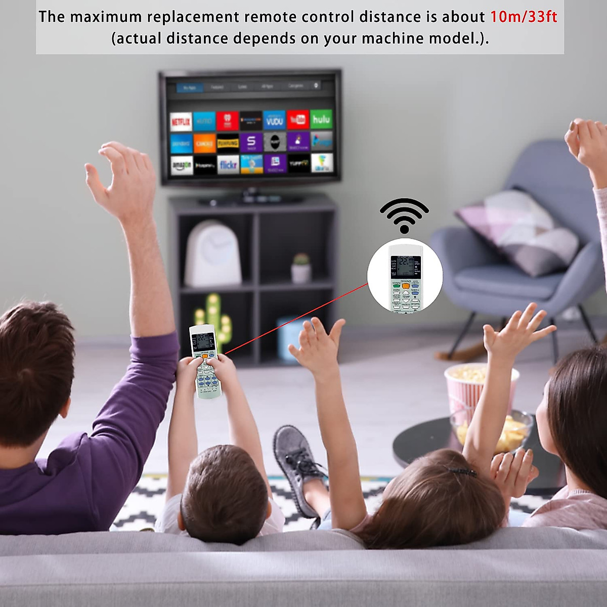 HONONJO Remote Control for Panasonic Air Conditioner Air Conditioning A75C3208 A75C3706 A75C3708 KTSX5J A75C3167 A75C3607 A75c3300 A75C3871 A75C3772