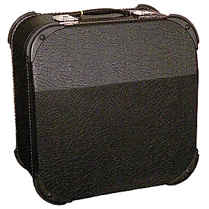 Alacran NAL3412 DLX Accordion Package: 34 Button, 12 Bass Accordion with Case and Straps (Fa/FBE, White Pearl)