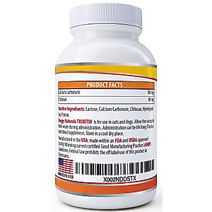 Trukitin Chitosin Based Phosphate Binder for Cats & Dogs – All Natural Human Grade Ingredients for Renal Support Supplement with Calcium Carbonate Oral Powder (Made in U.S.A)