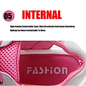 Lymphvity Women'S Contrast Paneled Cutout Lace-Up Muffin Sandals,Summer Sports Leisure Mesh Peep Toe Wedges Sandals (8,black)