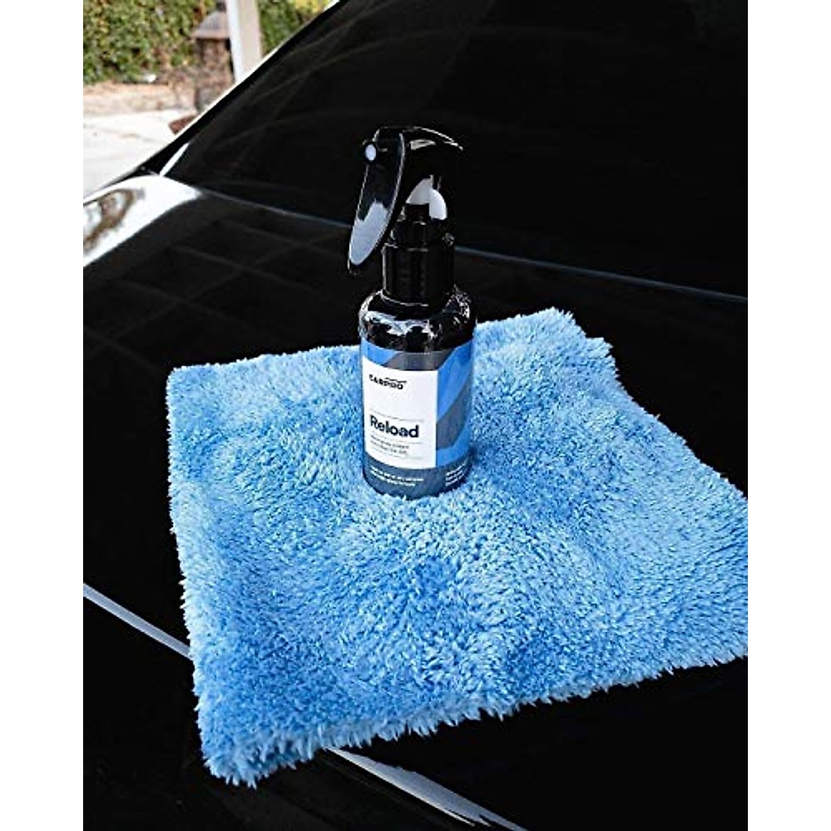 CARPRO Reload Spray Sealant and Sprayer with Sio2 (Quartz) Glass-Like Gloss, Hydrophobicity and Silica Nanotechnology, Repels Dirt, Spray-On, Wipe-Off Car Sealant, 100mL (3.4oz)
