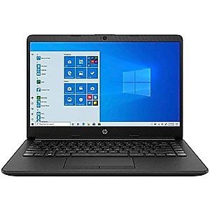 2022 HP 14 Inch Premium Laptop, AMD Athlon Silver 3050U up to 3.2 GHz(Beat i5-7200U), 8GB DDR4 RAM, 128GB SSD+500GB HDD, Bluetooth, Webcam, WiFi, Type-C, HDMI, Win 10 S, Black