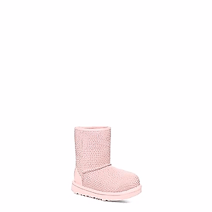 UGG Unisex-Child Classic Ii Gel Hearts Boot, Pink, 12 Toddler