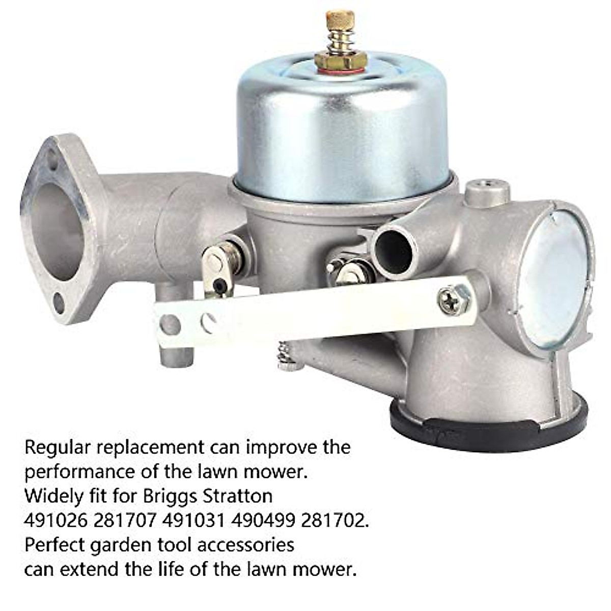 Garden Lawn Mower Carburetor Accessory,Carb Replacement Garden Tools,Lawn Mower for Stratton 491026 281707 491031 490499 281702