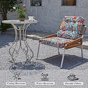 JMGBird Outdoor Chair Cushion, Patio Chair Cushion 19"x19" Outdoor Oushions for Patio Furniture