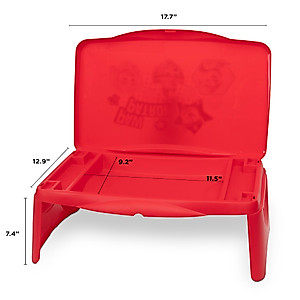 Paw Patrol Kids Lap Desk with Storage - Folding Lid and Collapsible Design - Portable for Travel or use in Bed at Home - Great for Writing, Reading or Other School Activities