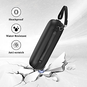 ProCase Electric Toothbrush Hard Travel Case Compatible with Oral-B Pro 1000 8000, Sonicare 1100 5100 6100, Carrying Bag Carrier for Battery Power Rechargeable Toothbrush (Case Only) –Black