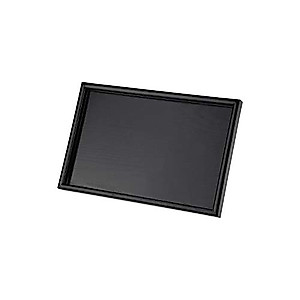 Wood Serving Tray, Rectangle Shape Solid Wood Tea Coffee Snack Food Meals Serving Tray, Plate Restaurant Trays(25*18*2cm)